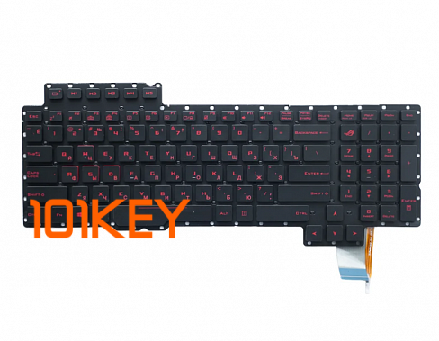 Купить клавиатура для ноутбука Asus G752, G752VL, G752VS черная, без ...